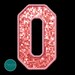 Orange Sequin Varsity Alphabet Clip Art, Sport College PNG Letters ...