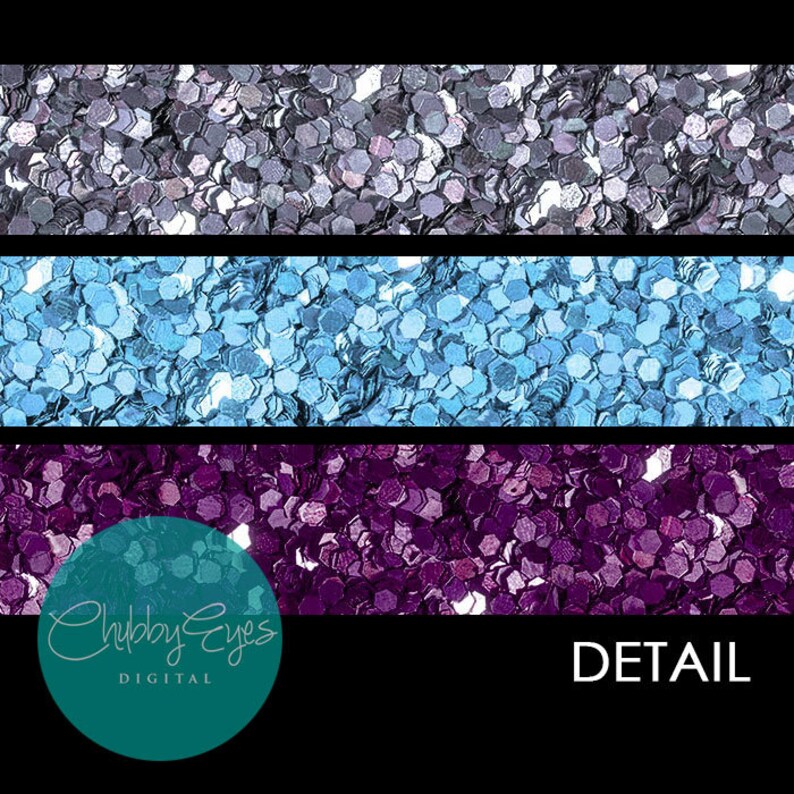 66 Chunky Glitter Strips Borders Digital Glitter Clip art | Etsy