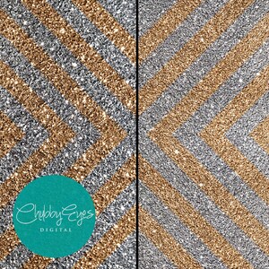 Ombre Glitter Digital Papers , Scrapbook Papers, Vintage Bronze Glitter ...