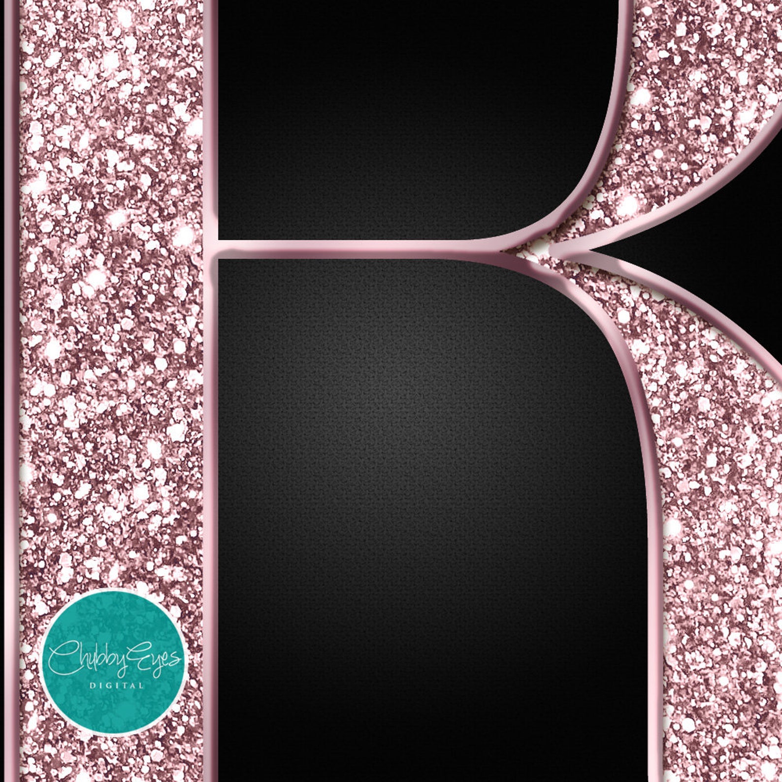 Rose Gold Glitter Alphabet Clip Art, PNG Set (digital Download) - Etsy