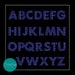 Blue Diamond Dot Alphabet Clip Art (digital Download) - Etsy