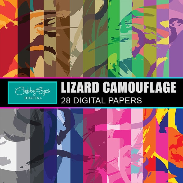Lizard Camo - Etsy