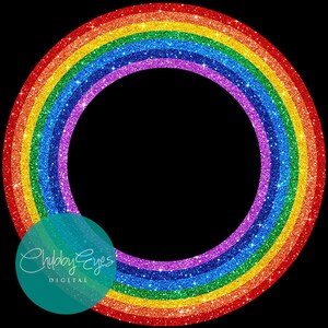 Glitter Rainbow Clip Art, Colorful Rainbow Glitter, Glitter, Clipart ...