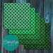 Green Glitter Polka Dot Digital Papers, Scrapbook Papers Black Polka ...