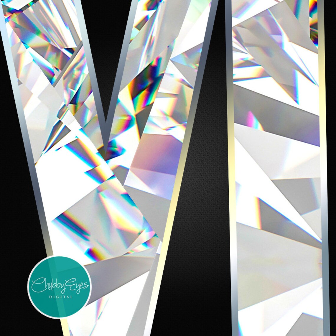 Diamond Alphabet Clip Art Numbers and Punctuation Clip Art - Etsy