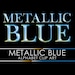 Metallic Blue Digital Alphabet, Numbers and Punctuation Clip Art ...