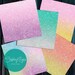 Pastel Ombre Glitter Digital Papers, Pastel Color Scrapbook Papers ...