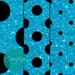 Blue Glitter Polka Dot Digital Papers, Scrapbook Papers Black Polka ...
