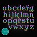 Rainbow Glitter Alphabet Clip Art, Colorful Glam Clip Art Digital ...