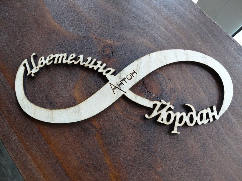 Infinity With Two Names From Tree - Etsy