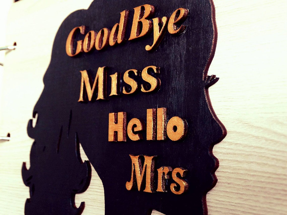Goodbye Miss Hello Mrs. Photo Album for the Bride's Party - Etsy