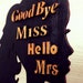 Goodbye Miss Hello Mrs. Photo Album for the Bride's Party - Etsy