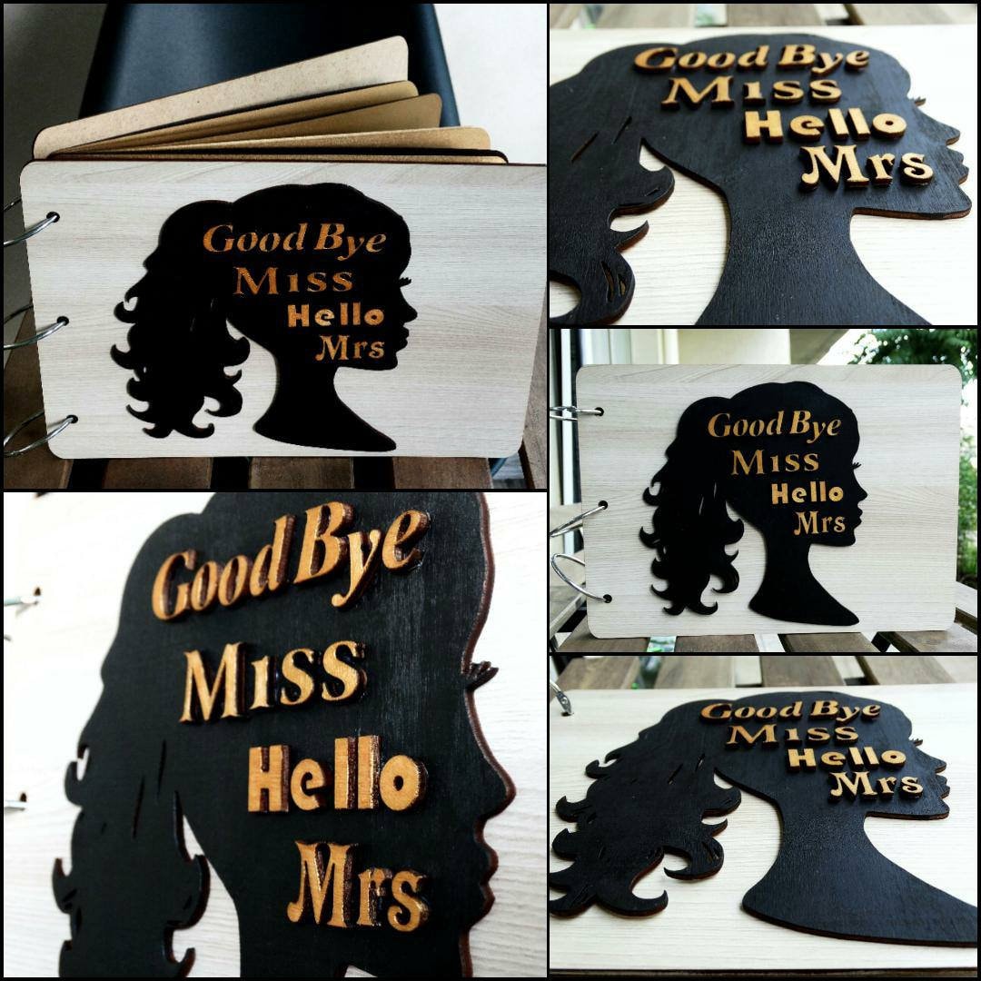 Goodbye Miss Hello Mrs. Photo Album for the Bride's Party - Etsy