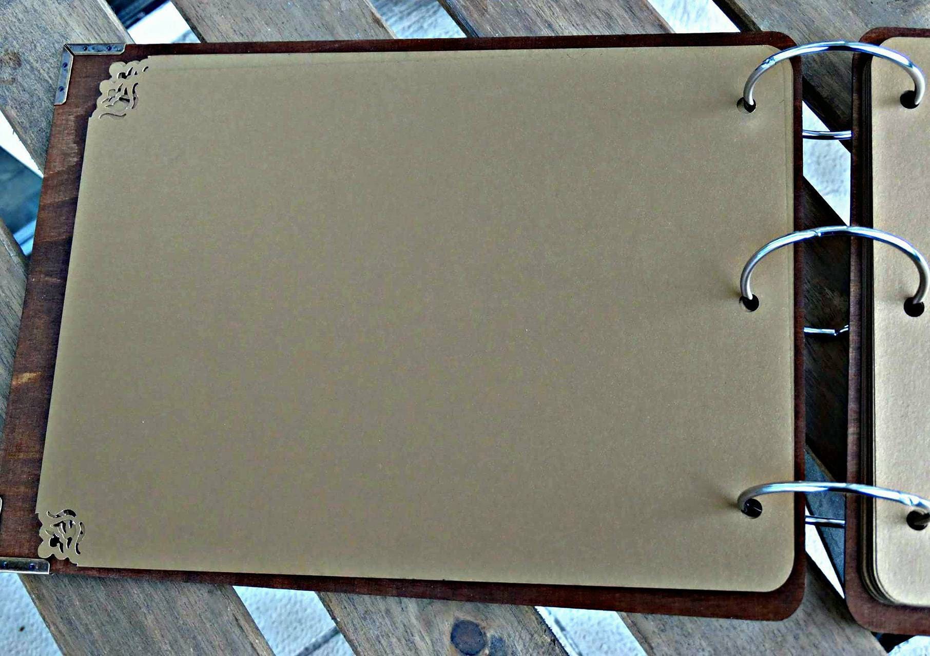 Wooden Cover Photo Album for the Anniversary - Etsy