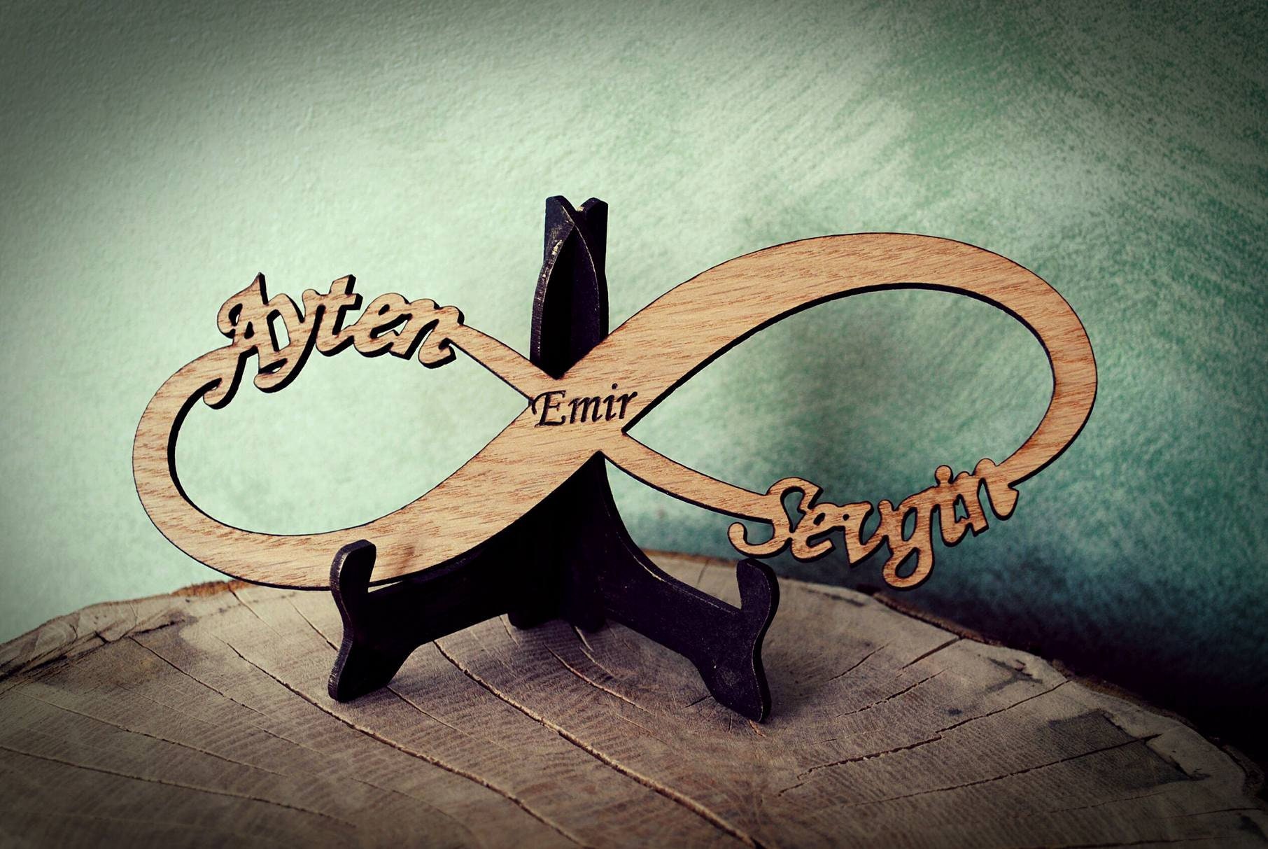 Infinity With Two Names From Tree - Etsy