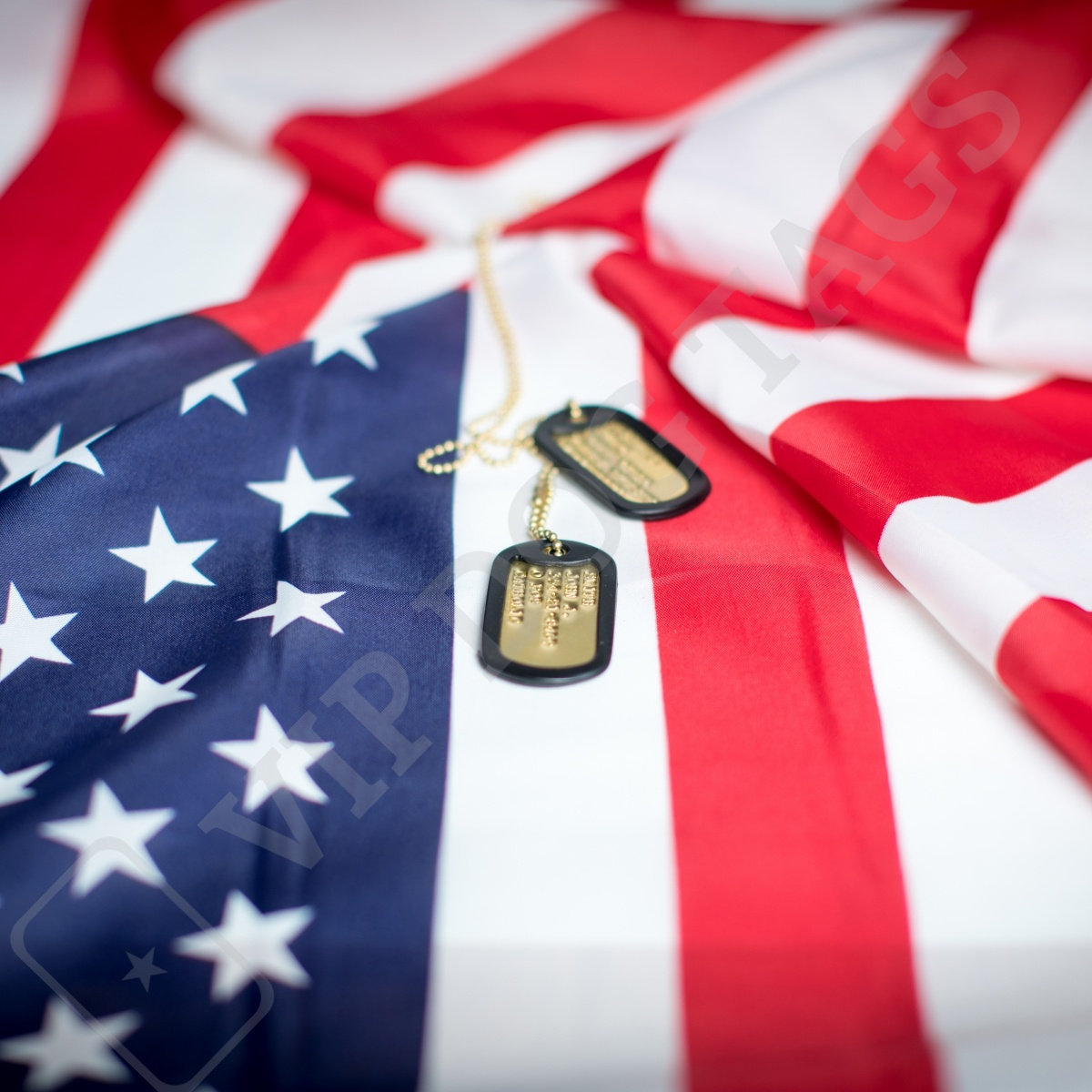 Original Gold US Dog Tags - Army Military Milspec Stamps/marks ...