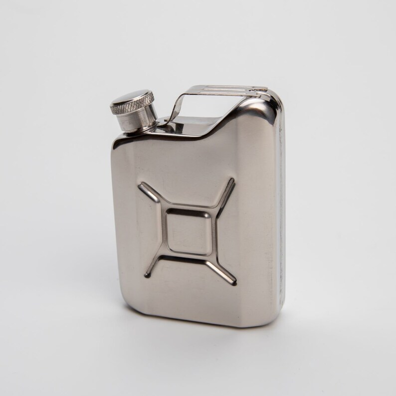 Personalised Laser-engraved Hip Flasks Gas Can With Your Own Text or ...