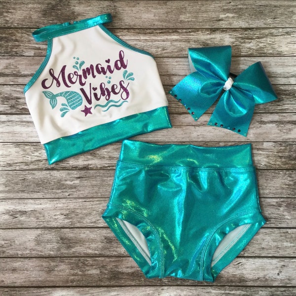 Mermaid Cheer Bow - Etsy