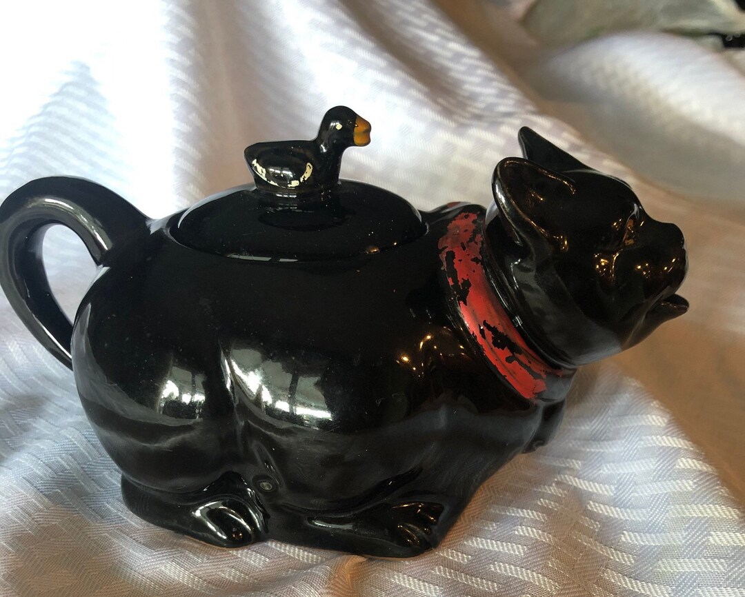 Redware / Stafford Style Creamer With Duck Lid - Etsy