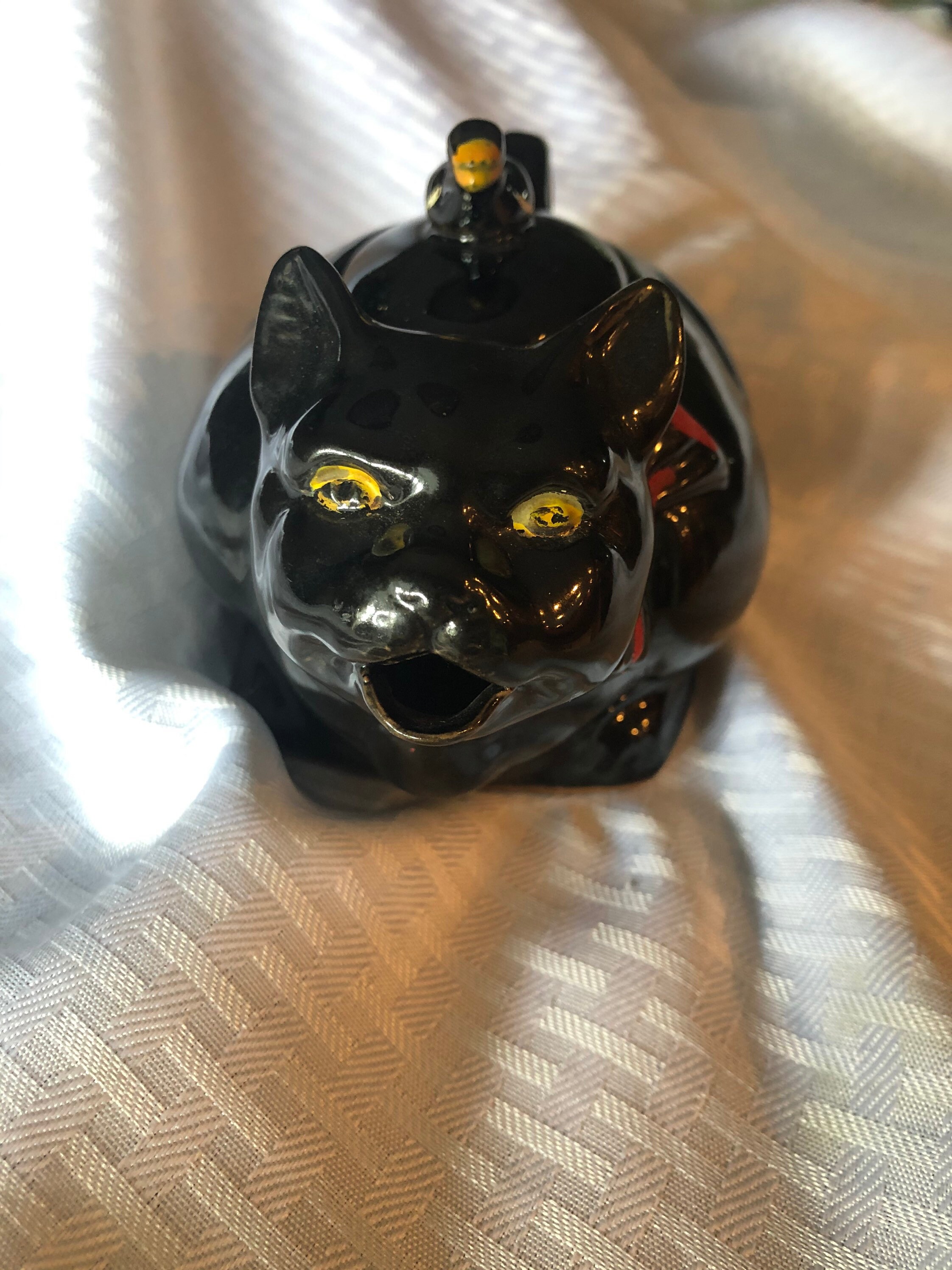 Redware / Stafford Style Creamer With Duck Lid - Etsy