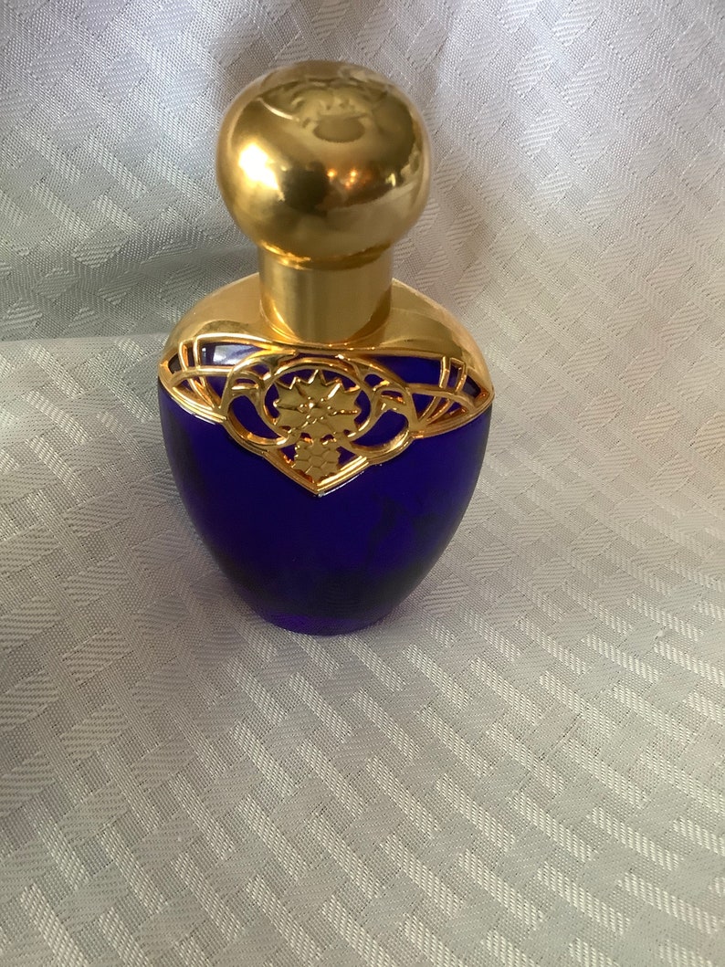 Vintage Avon Mesmerize Cobalt Blue Perfume Bottle - Etsy