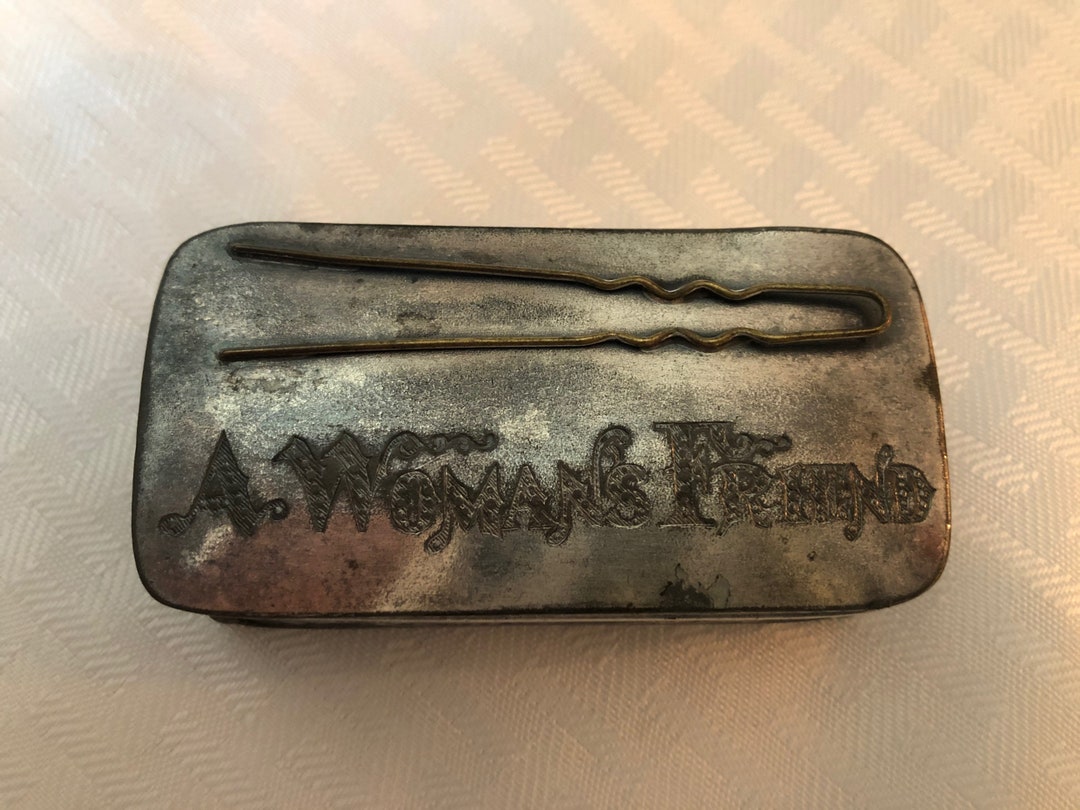 Vintage Women’s Friend Hair Pin Box - Etsy