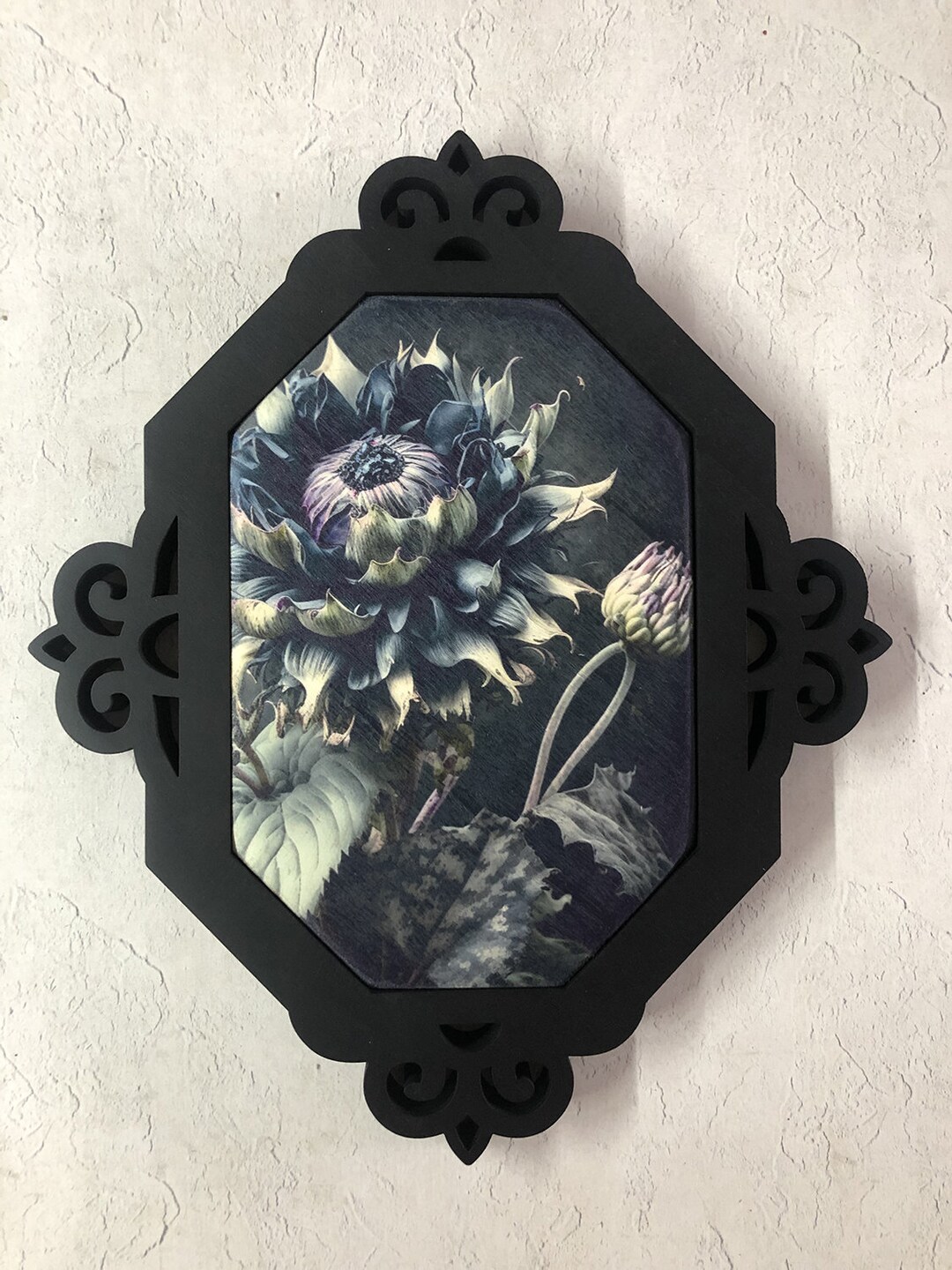 Moody Vintage Dark Floral Wall Decor Vintage Witch Witch Home Decor