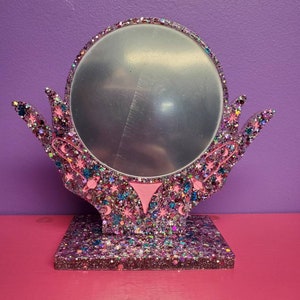 Crystal Ball Mirror - Etsy