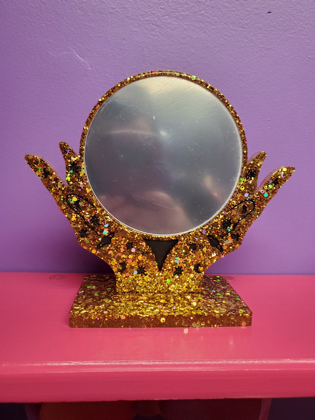 Crystal Ball Mirror - Etsy