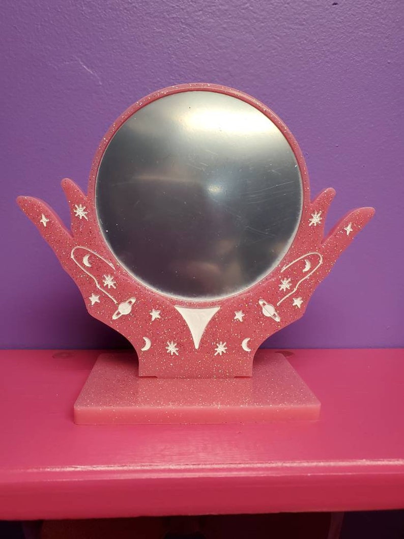 Crystal Ball Mirror - Etsy