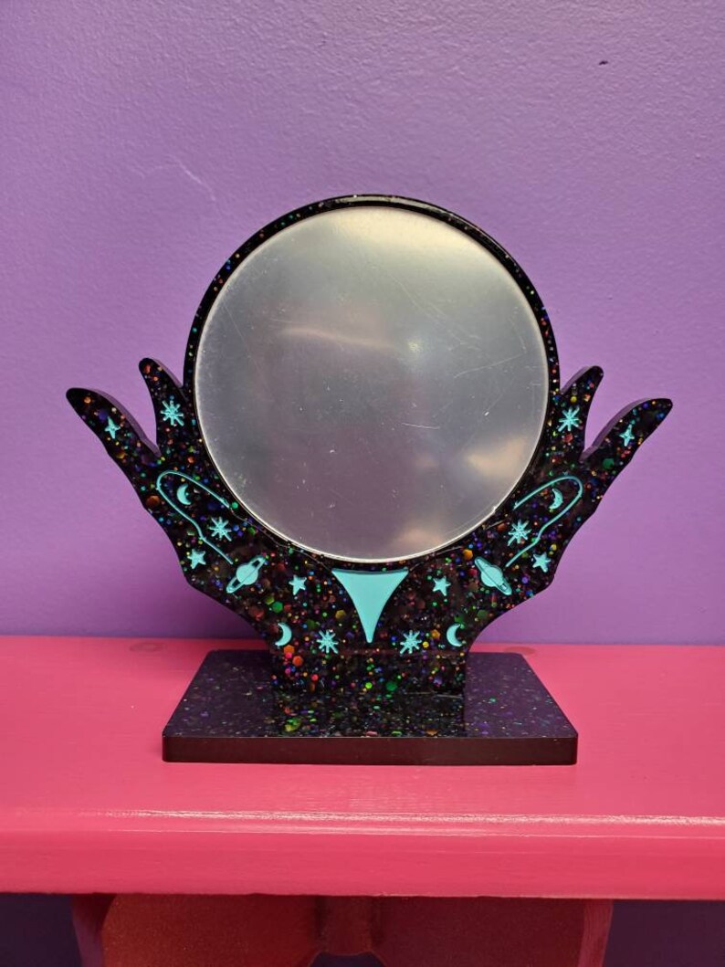 Crystal Ball Mirror - Etsy
