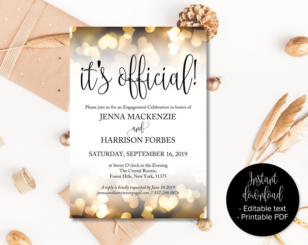 Engagement Party, Engagement Invitations, Engagement Invites, It's ...