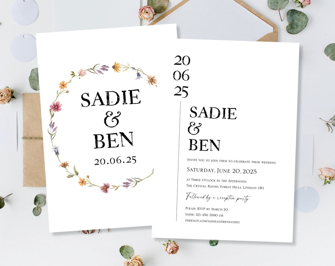 Printed Wedding Cards Invitations Invites Evening Day Reception Party ...