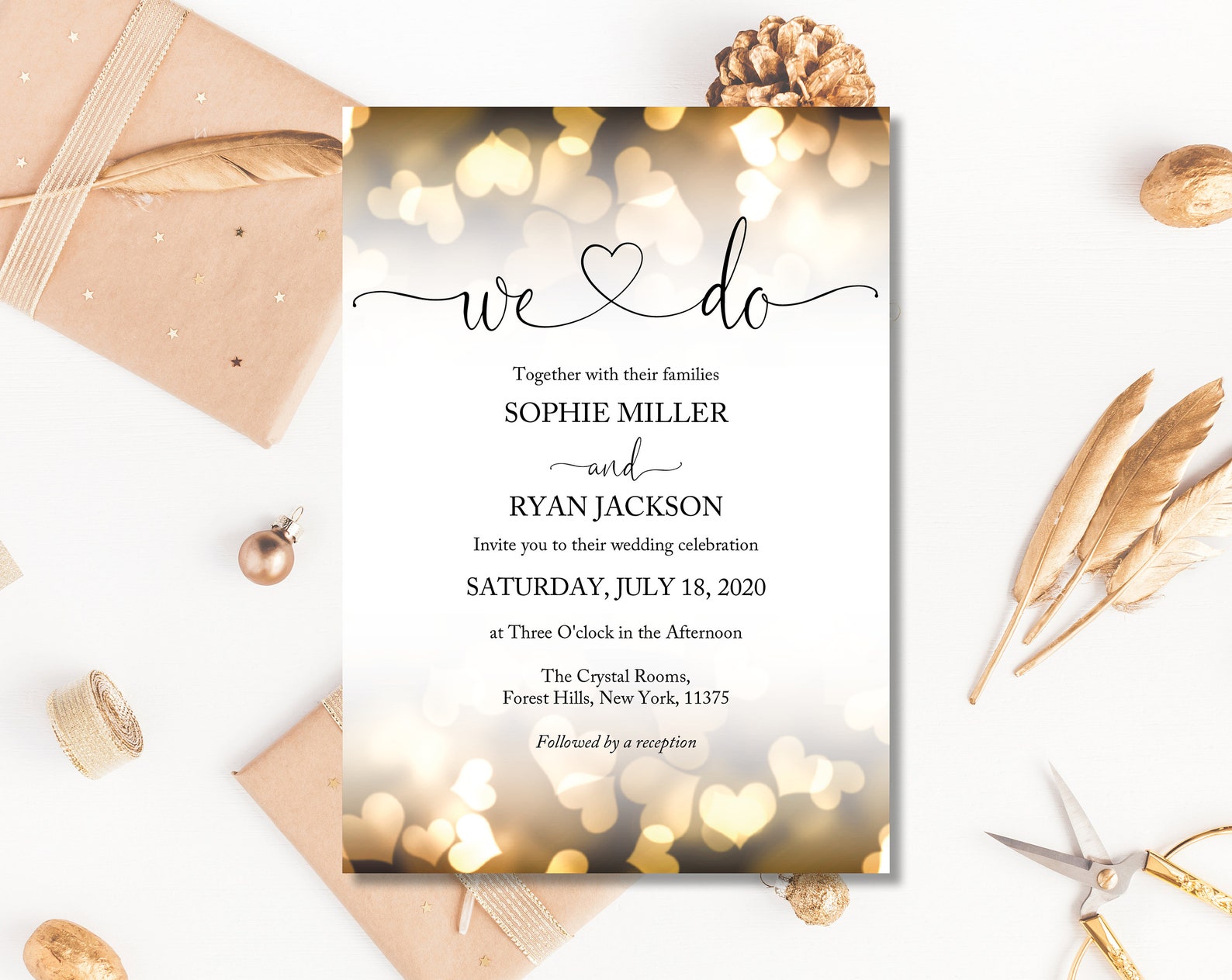 Printed Wedding Invitation Wedding Invite Wedding Invites - Etsy