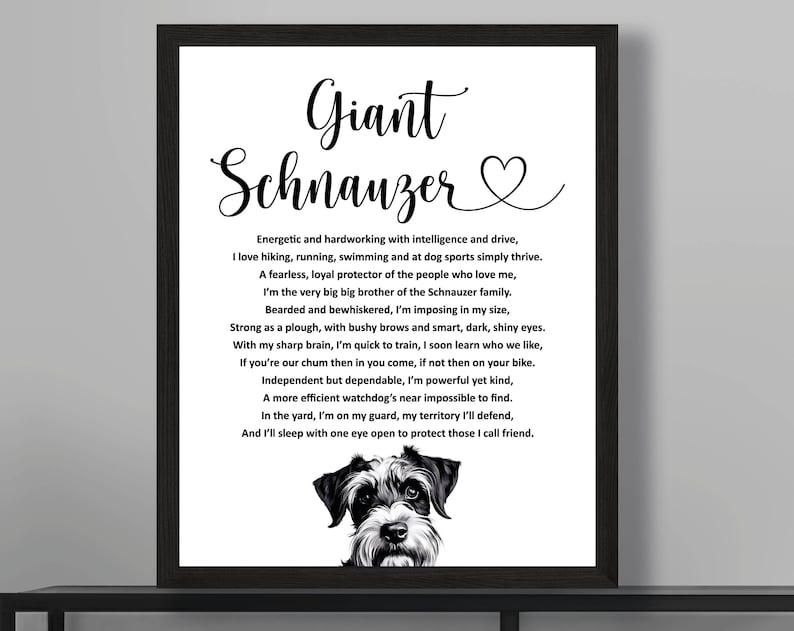 Cockapoo Dog Art Poem Print, Funny Cute Cockapoo Gift Print for Owner ...