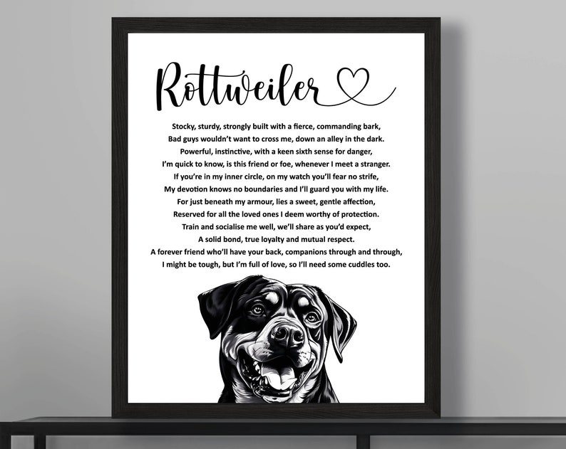My Best Friend Dog Poem Art Print Funny Cute Best Friend Gift Print ...