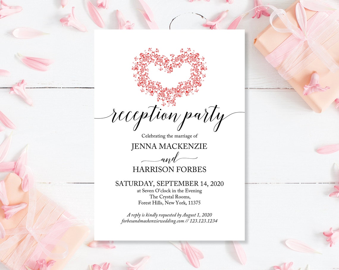Printed Wedding Invitation Wedding Invite Wedding Invites - Etsy