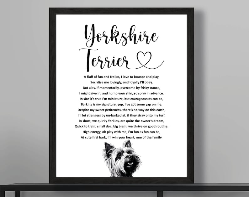 German Shepherd Dog Art Poem Print, Alsatian Owner Gift From German ...