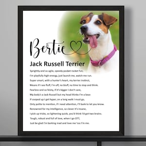 French Bulldog Digital Poem Print Photograph Photo, Funny Cute Print ...