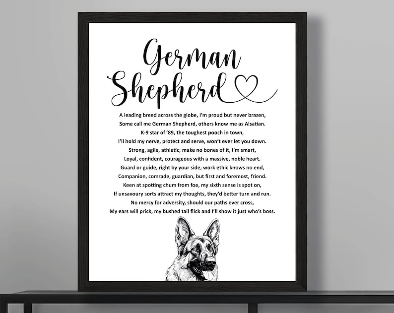 My Best Friend Dog Poem Art Print Funny Cute Best Friend Gift Print ...
