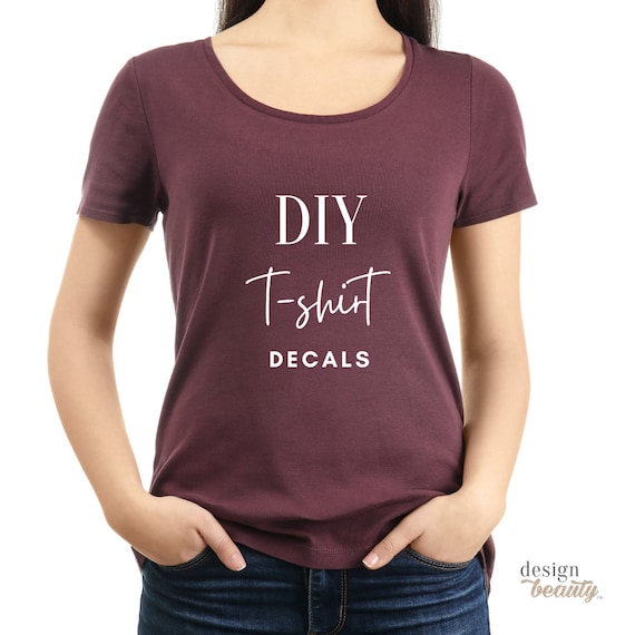 Custom Iron-on Vinyl Decals for Shirts Personalized DIY - Etsy