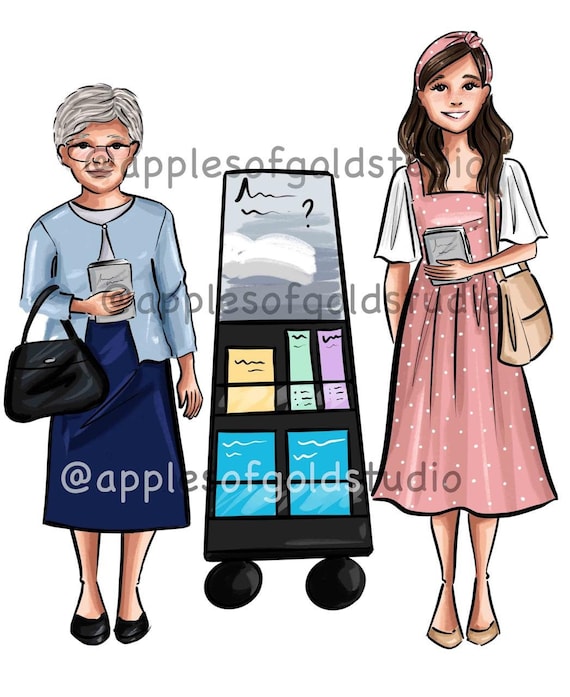 Elder Sister Preaching Clip Art-personal Use Only - Etsy Hong Kong