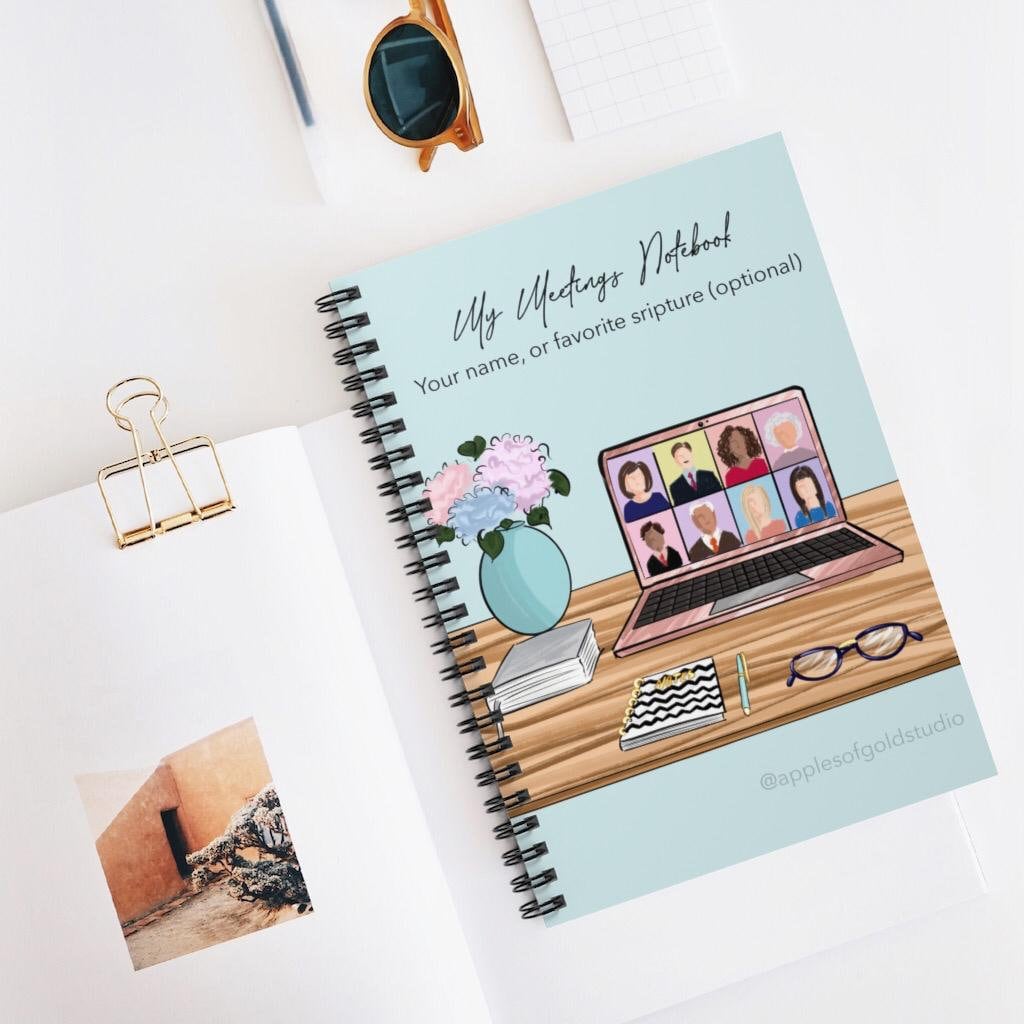 Meetings Notebook Convention Notebook Jw Notebook Zoom | Etsy