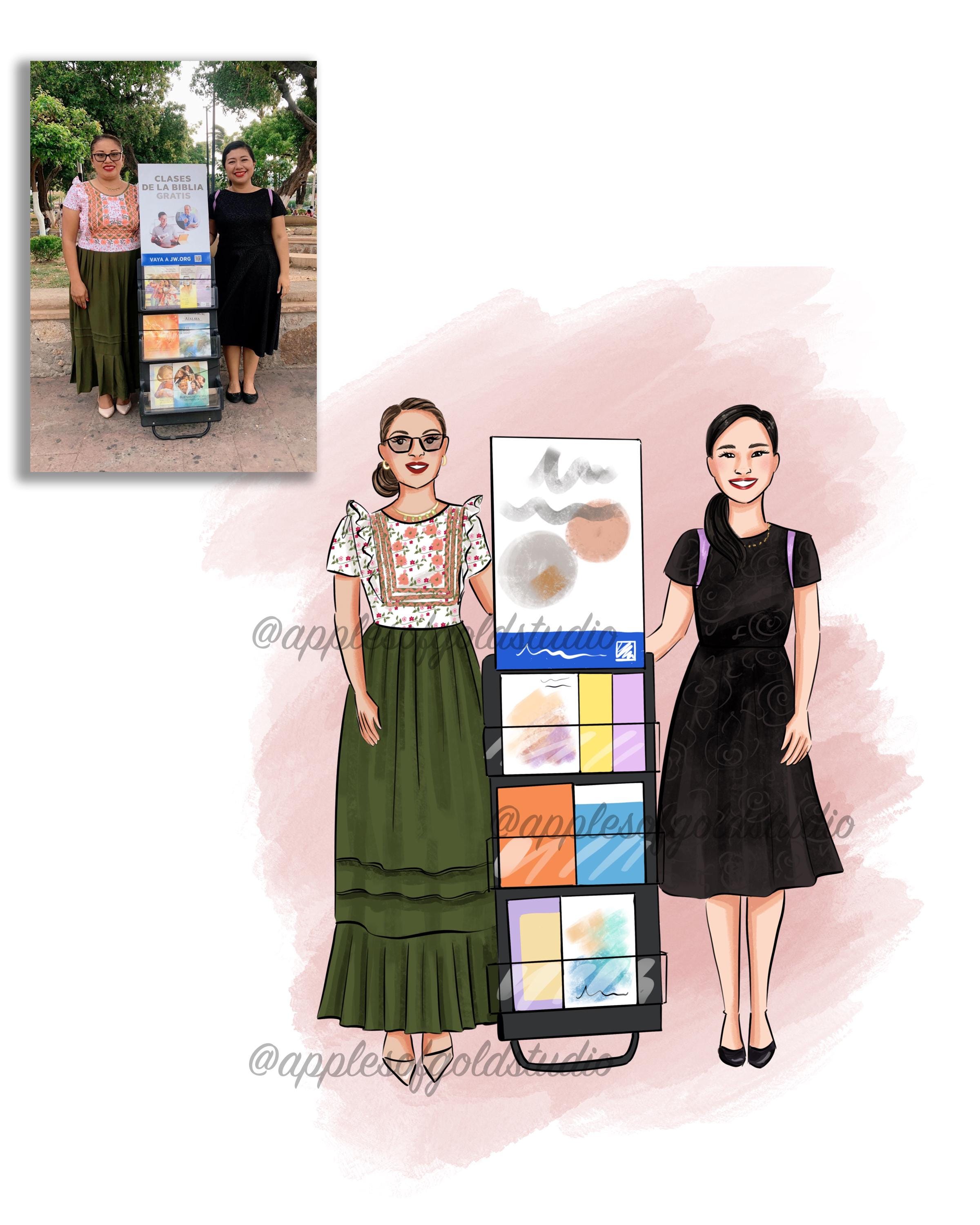 Jw Custom Illustration, Jw Custom Art, Personalized Art, Pcustom Draw ...