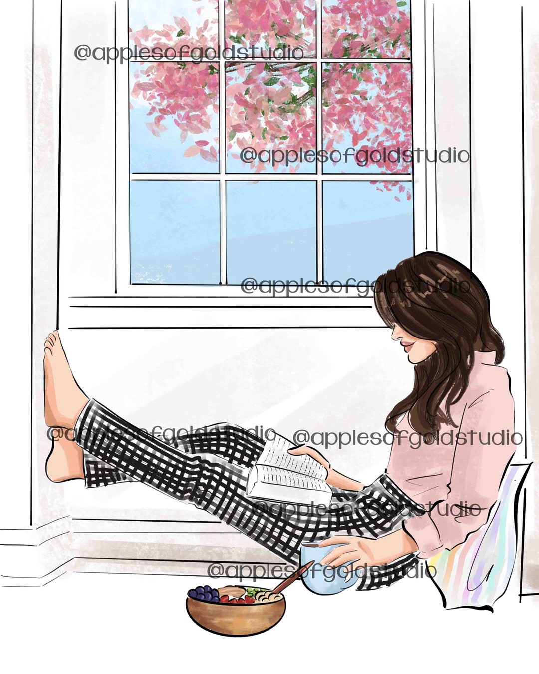 Jw Bible Reading Art, Jw Study Art, Jw Reading Draw, Jw Girl Study, Jw ...