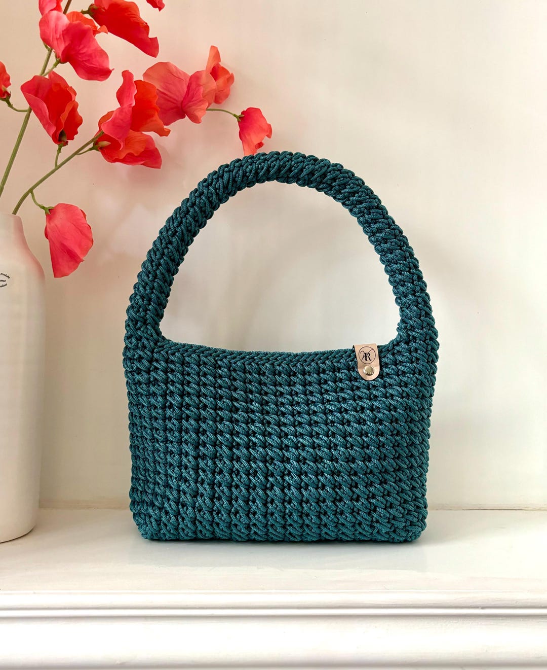 Handtasche „Mona Bag Sensy“, Moonbag, gehäkelt - Etsy.de