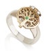 Tree of Life Silver and Gold Ring, Jewish Amulet, Kabbalah Jewelry, Men ...