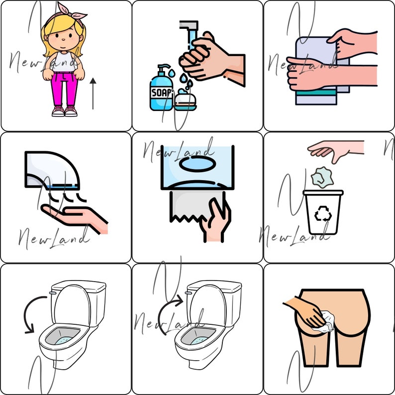 Potty Training Sequence for Girls, Non Verbal Life Skills for Autistic ...