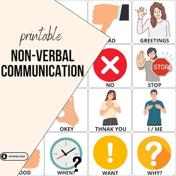 Non Verbal Communication Signs And Symbols NDA Universal Design