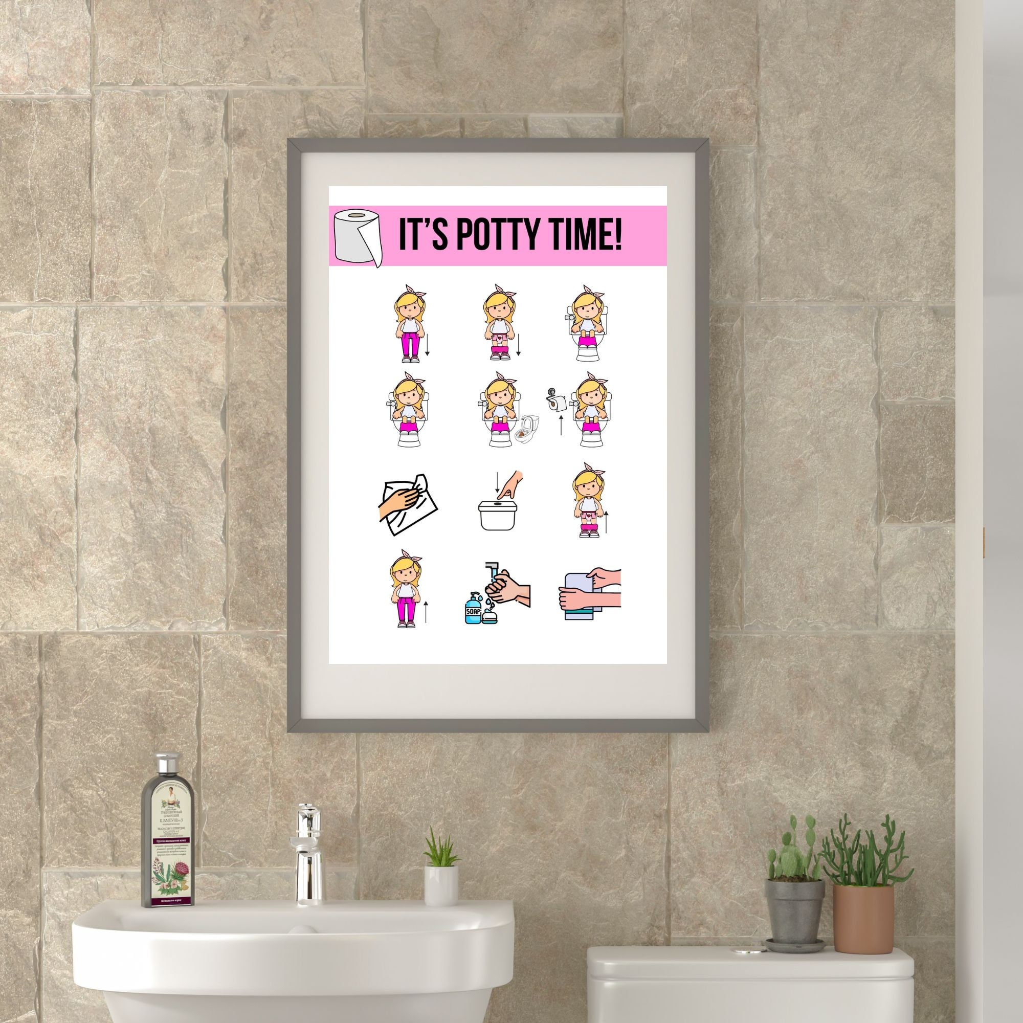 Potty Training Sequence for Girls, Non Verbal Autism, Life Skills for ...